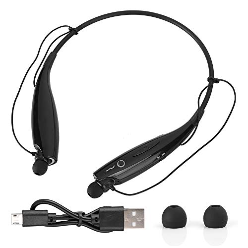 minifinker Noise Reduction Headest, Longer Standby Calls Decreasethe Burden HV-800 Earphones for Hinking Sport for Music Walking(Black)
