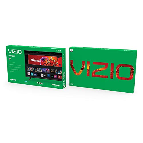VIZIO 32-inch D-Series - Full HD 1080p Smart TV with Apple AirPlay and Chromecast Built-in, Screen Mirroring for Second Screens, & 150+ Free Streaming Channels (D32f-G61, 2020)