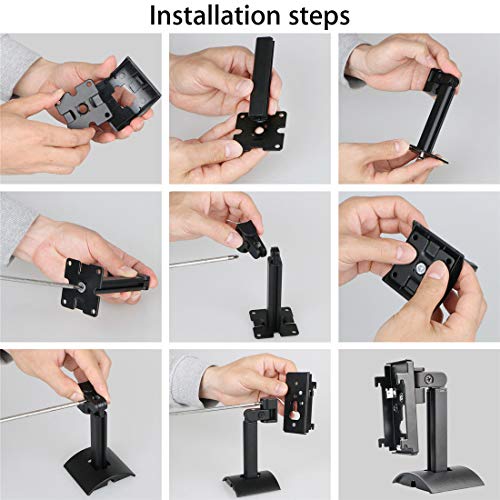 Tendodo Black UB-20 Series II Wall Mount Ceiling Bracket Stand Compatible with All Bose CineMate Lifestyle Wall/Ceiling Bracket, Wall Mounting Bracket for Bose Surround Speakers 809281-1100