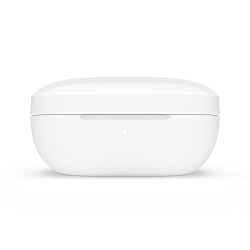 Belkin SOUNDFORM Immerse Noise Cancelling Earbuds, True Wireless Earbuds with Hybrid ANC, Wireless Charging, IPX5 Sweat and Water Resistant, Apple Find My for iPhone, Galaxy, Pixel and More - White