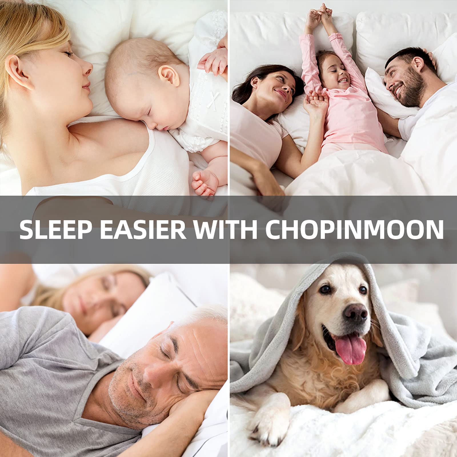 Mattress Topper Full for Back Pain, Extra Thick Mattress Pad Cover, Plush Pillow Top, Deep Elastic Pocket, White