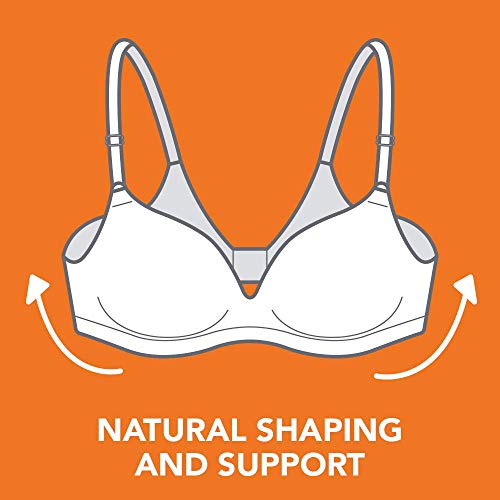 Warner's Women's Cloud 9 Super Soft Wireless Lightly Lined Comfort Bra 1269, Pale Pink, 38B