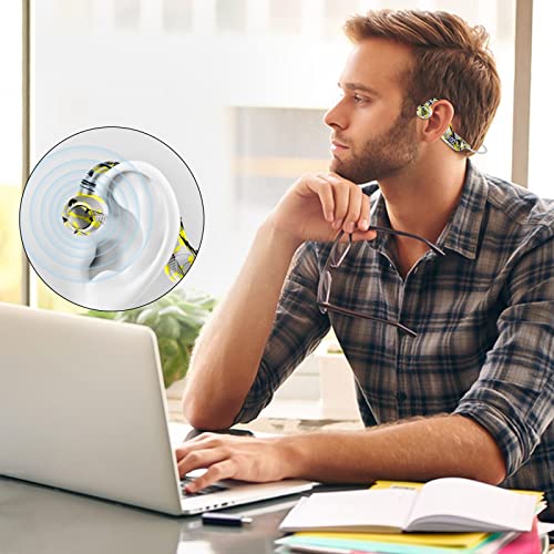 Cagogo 300mAh Conduction Headset Wireless Bluetooth Headset Sports Running Power LED Power Digital Display