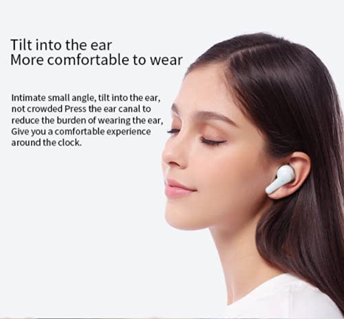 SGNics Wireless Earbuds for Samsung Galaxy A71 5G UW, Touch Control with Charging Case IPX5 Sweat-Proof TWS Stereo Earphones Hi-Fi Deep Bass Noise Cancellation Outdoor Indoor Sport-White