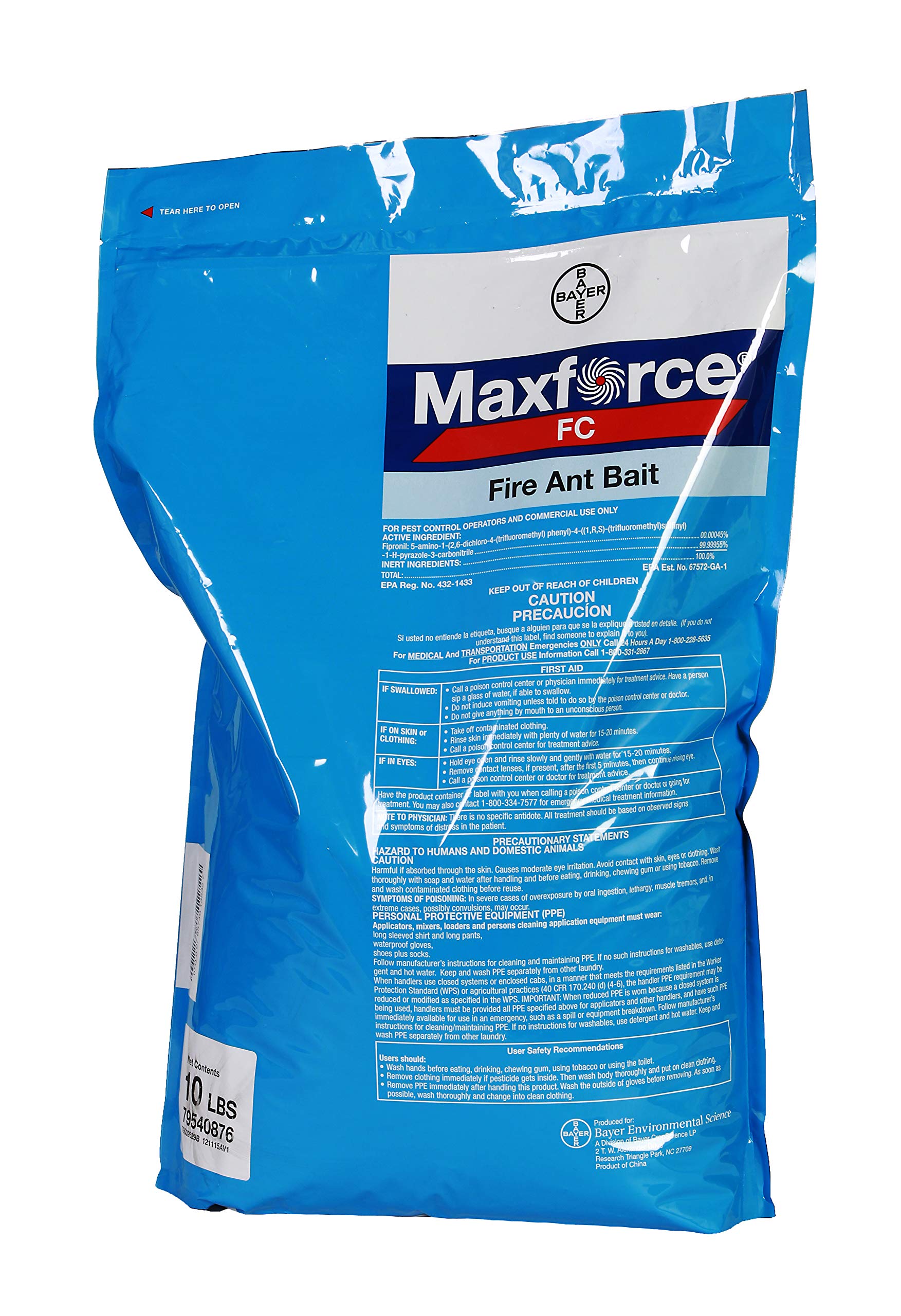 Bayer Environmental Science Maxforce FC Fire ant Bait - 1 Bag (10 lb.)