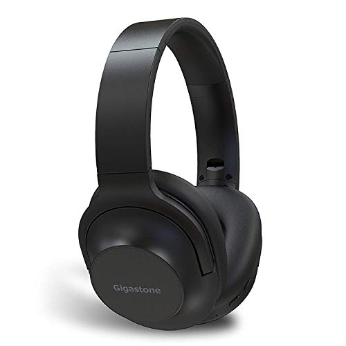 Gigastone Bluetooth Headphones Over Ear, Hi-Fi Stereo Wireless Headset Foldable Soft Earmuffs Around Ear Built-in Mic Wired Mode Compatible with Apple iPhone, Android Phones, PC, Good Looking
