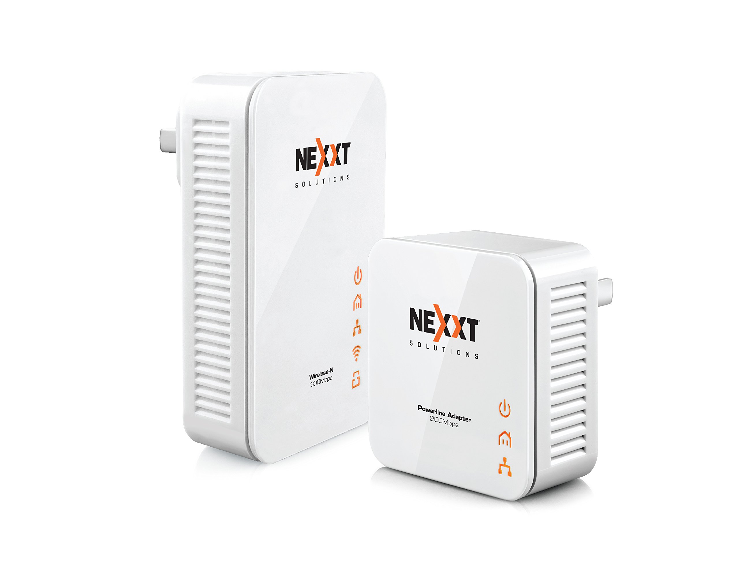 Nexxt Solutions Wireless Powerline WiFi Range Extender Kit [Sparx201] | N300 Wireless N Ethernet Extender with 300Mbps, Ethernet Port, & Up to 1000 Ft Range Coverage