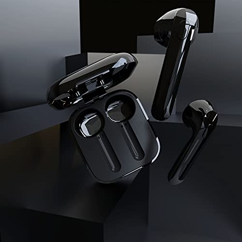 BLU Aria Pod| Wireless Earbuds| Bluetooth Headphones | 2021 | 9 Hours Battery | Black