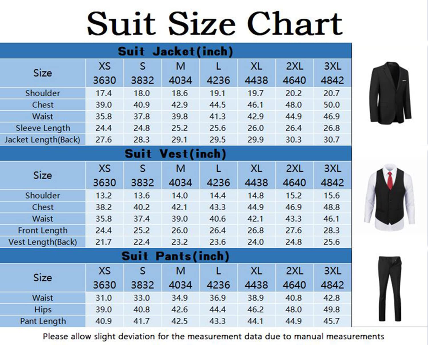 Furuyal Men's 2 Piece Suits Slim Fit 2 Button Dress Suits Prom Wedding Tuxedo Jacket for Men Suit Jacket and Pants Navy Blue 3XL