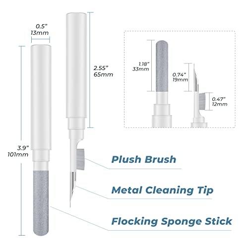 Cleaning Pen for Airpods, for Men Dad Boyfriend Multi-Function Earbuds Cleaner Kit Soft Brush for iPad iPhone Samsung Wireless Earbuds for Bluetooth Earphones Case Cleaning Tools