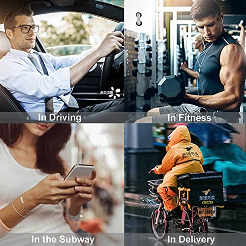 Open Ear Earbud Bluetooth Single Bone Conduction Wireless Headphones with Earhooks Microphone Earphones Waterproof Earpiece for Workout Sports Running Android iPhone Non Ear Plug Green