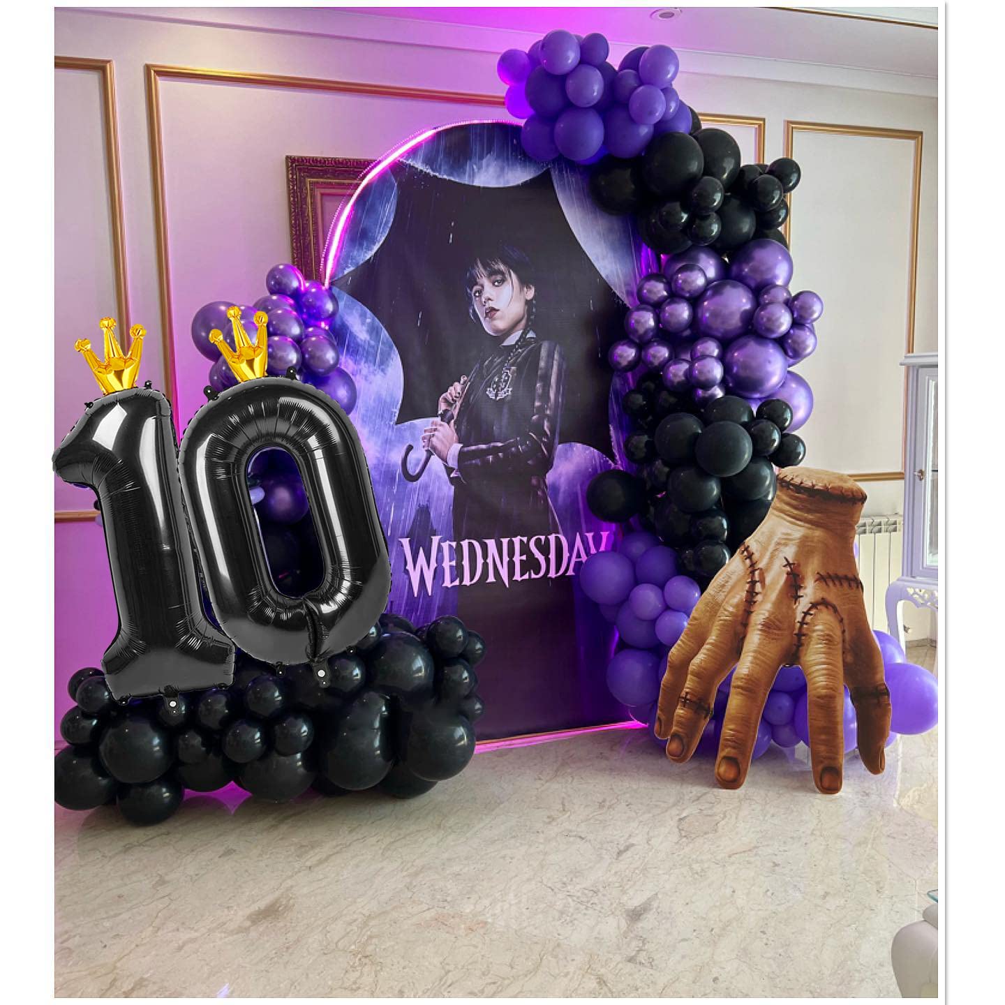 Black Number 12 Balloon 40 in, 12 Number Balloon, 12th Black Birthday Decorations, 12 Year Old Girl Boy Party Suppliers
