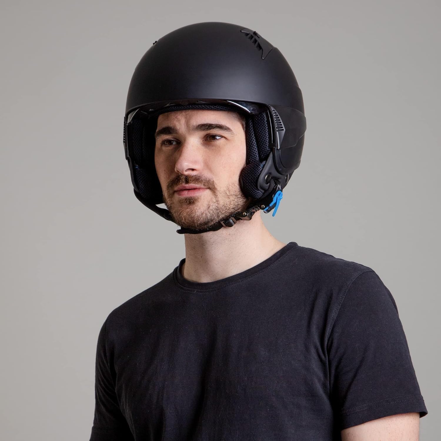 Westt Half Helmet Motorcycle - Scooter Helmet Open Face Motorcycle Helmet for Women & Men - 3/4 Helmet Motorcycle Moped Helmet with Sun Visor DOT Approved