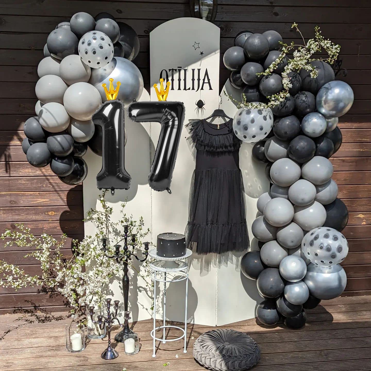 Black Number 12 Balloon 40 in, 12 Number Balloon, 12th Black Birthday Decorations, 12 Year Old Girl Boy Party Suppliers