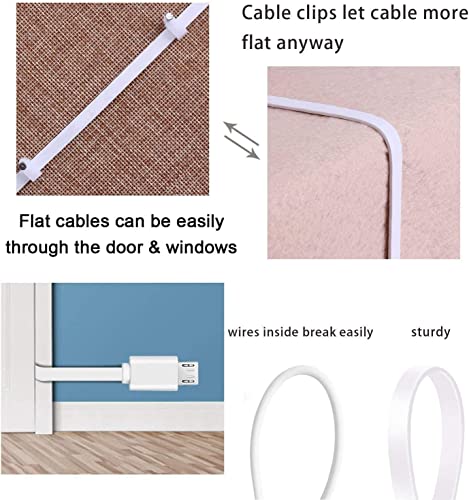 Grolebo 9m/ 30FT Power Extension Cable Compatible with Wyze Cam V3,Wyze Cam Outdoor,Arlo Essential,Eufy,Kasa,Yi,Blink Camera,NestCam Indoor,Micro USB Charging Cord for Security Camera(1pack)