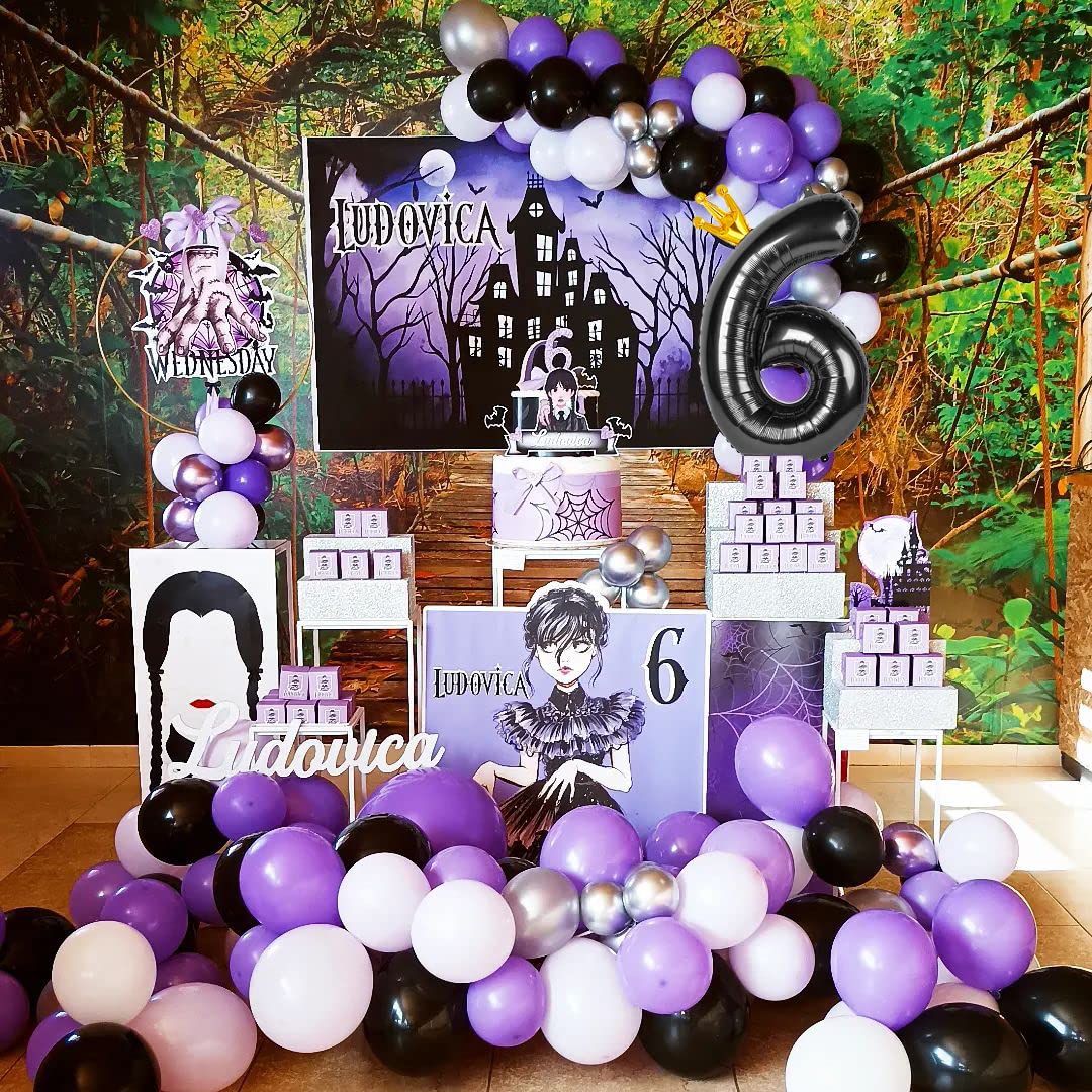 Black Number 12 Balloon 40 in, 12 Number Balloon, 12th Black Birthday Decorations, 12 Year Old Girl Boy Party Suppliers
