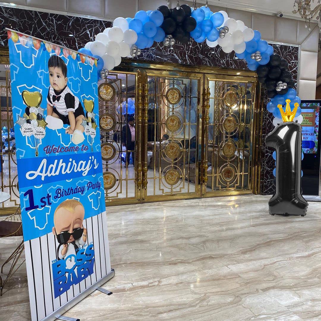 Black Number 12 Balloon 40 in, 12 Number Balloon, 12th Black Birthday Decorations, 12 Year Old Girl Boy Party Suppliers