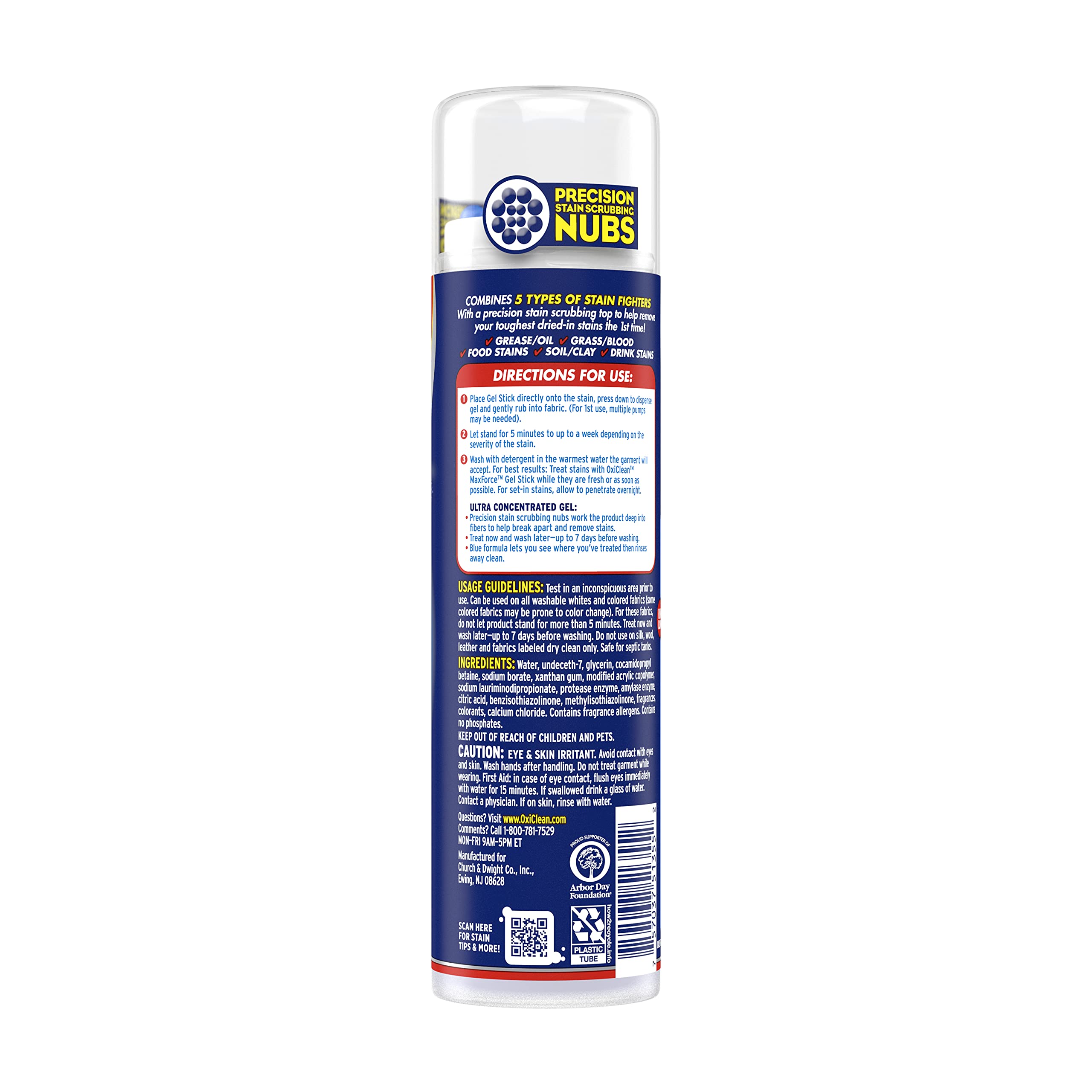 OxiClean Max Force Gel Stick, 6.2 Oz (4 Pack)