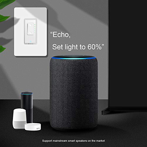 3 Way Smart Dimmer Switch by Martin Jerry | SmartLife App, Compatible with Alexa as WiFi Light Switch Dimmer, Works with Google Assistant