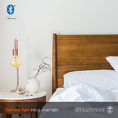 SYLVANIA Smart Bluetooth Smart Plug, Works with Apple HomeKit and Siri Voice Control, No Hub Required, White - 1 Pack (74582)