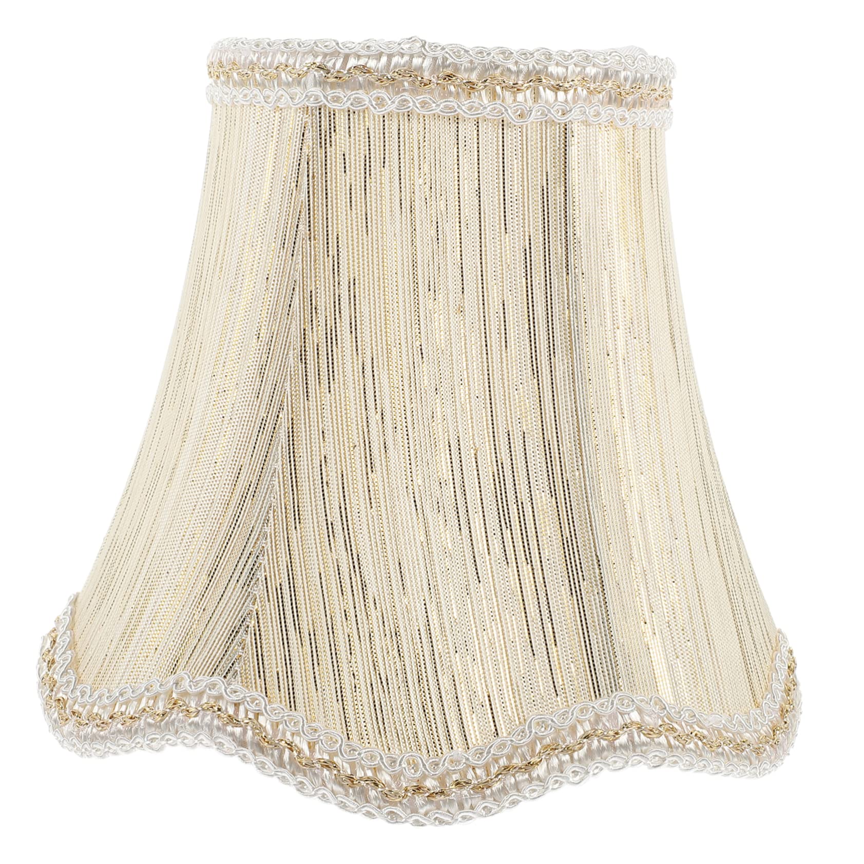 DOITOOL 2pcs Fabric Lampshade Rustic Floor Lampshade Royal Lamp Shades Lamp Shade Replacement Fabric Lamp Shade Lamp Shade Fabric Cloth Nightstand Lamp Shade Pagoda Iron Sector