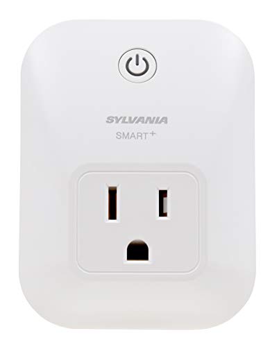 SYLVANIA Smart Bluetooth Smart Plug, Works with Apple HomeKit and Siri Voice Control, No Hub Required, White - 1 Pack (74582)