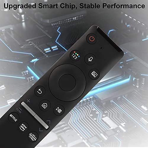 New 2 in 1 BN59-01330A RMCSPR1AP1 BN59-01329A Voiced Remote Control for Samsung QLED 8K UHD TV UN55TU850DFXZA UN55TU8200FXZA UN65TU8200 UN85TU8000FXZA Replacement Controller with Two Batteries