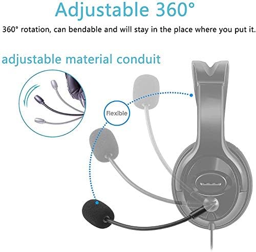 AMYYMA Turtle Beach Replacement Mic 3.5mm Detachable Microphone Boom for Ear Force Turtle Beach Xbox One Stealth 400 420x 450 500p 520 Recon 50x 50p 50 60p 150
