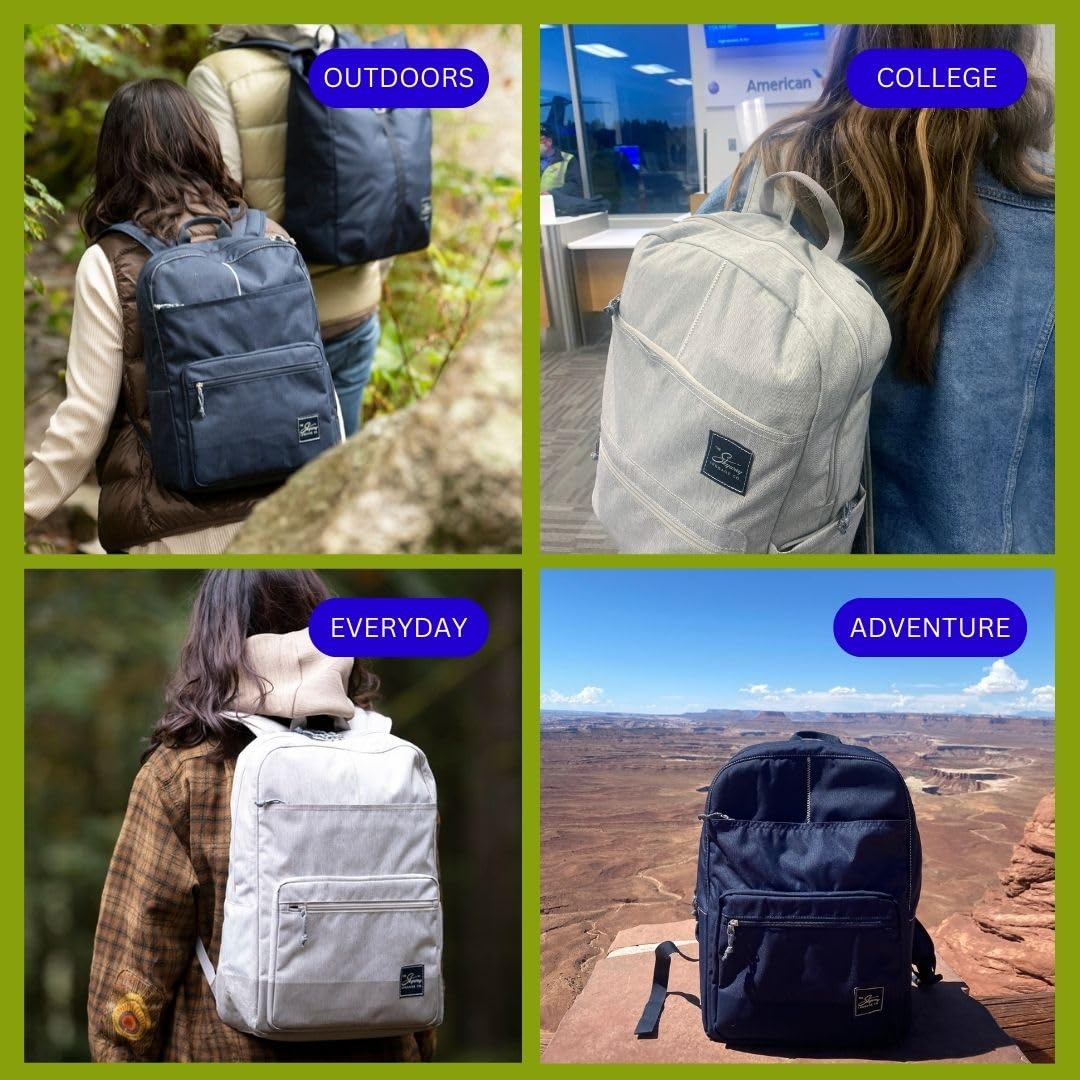 Skyway Rainier Softside Lightweight Backpacks (Moab Red, Rolltop Commuter Backpack 20L)