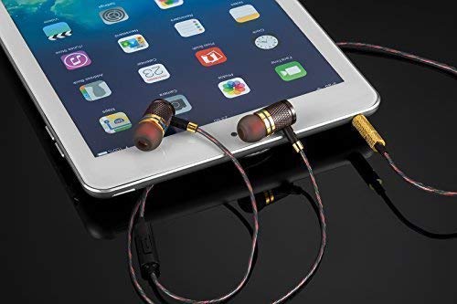 JOVERS Headphones Earbuds with HD Mic 3.5mm Jack for Earbud Earphone Android PC Tablets Laptops MP3 MP4 PS4 Players Ergo-Fit in-Ear Sport Earphones Noise Isolating Stereo Sound (White)