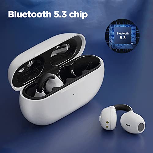 PRIVCUST Open Ear Headphones Bone Conduction Headphones Noise Cancelling Headphones Ear-Hook Headphones Bluetooth Workout Headphones Open Ear Earbuds for Sports