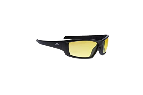 Walker's Vector Full Frame Shooting Glasses Amber w/CASE, Multi, One Size (GWP-IKNFF4-AMB)