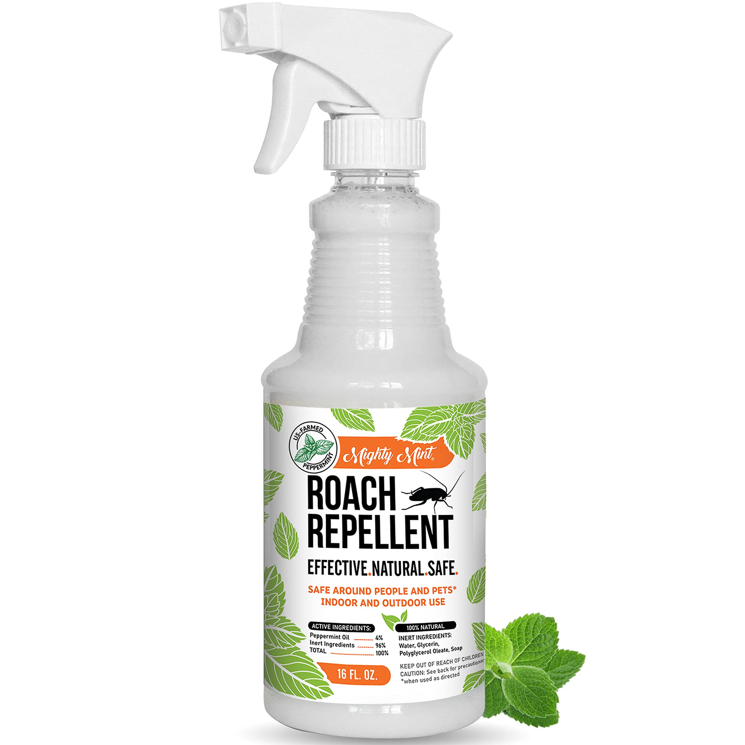 Mighty Mint 16oz Cockroach Repellent Natural Peppermint Oil Spray