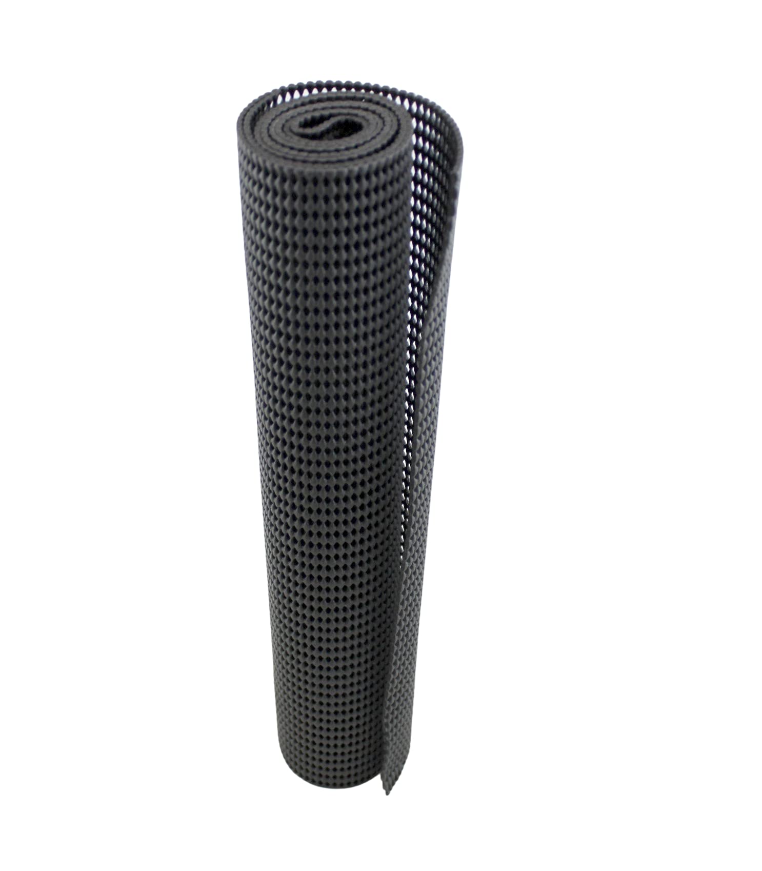 Dependable Industries inc. Essentials Anti-Slip Mat Grip Non Skid - Shelf and Drawer Liner 12" x 36" - Trim to Fit Black