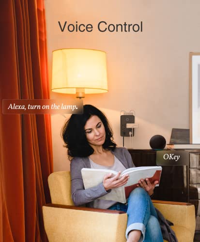 GHome Smart Plug Outlet Extender and Smart Mini Smart Plug Bundle | Compatible with Alexa Google Home | Remote Control with Timer Function