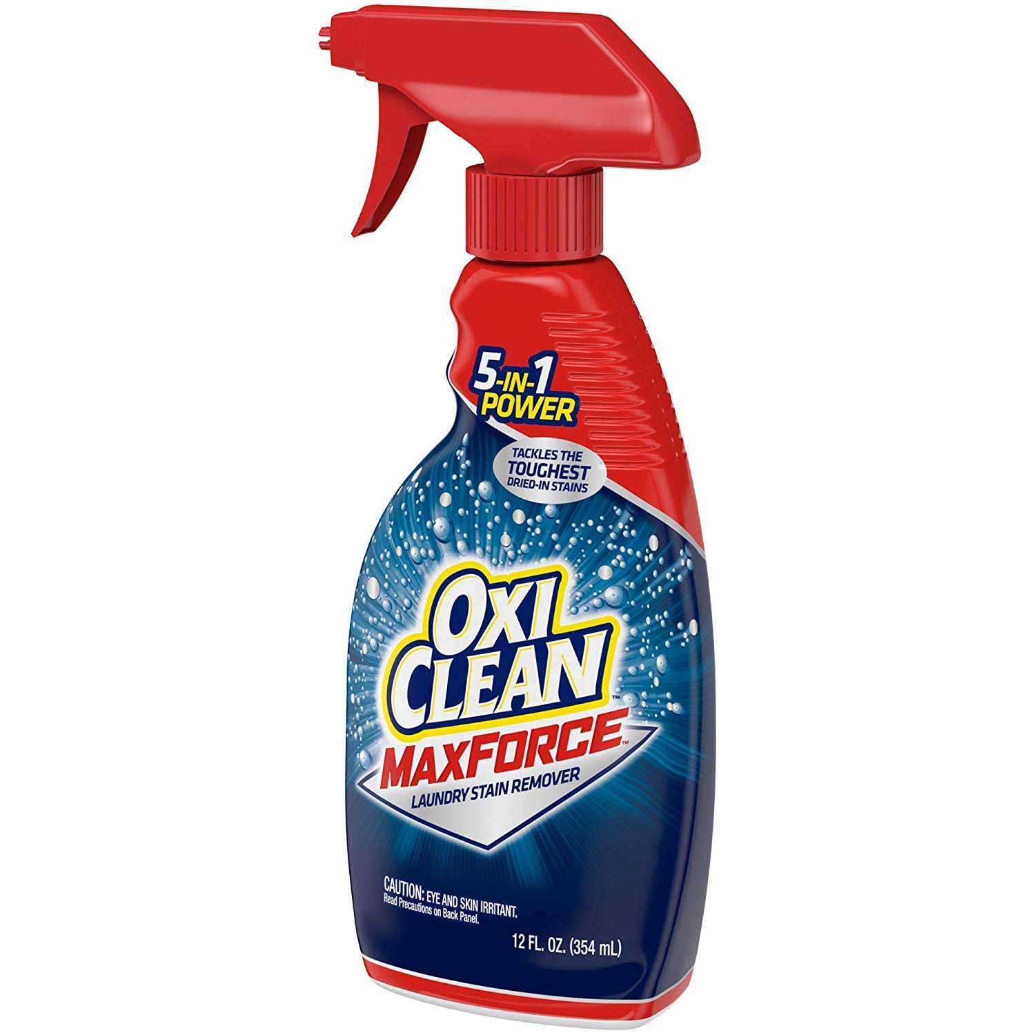 OxiClean Max Force Laundry Stain Remover, 12oz Spray Bottle