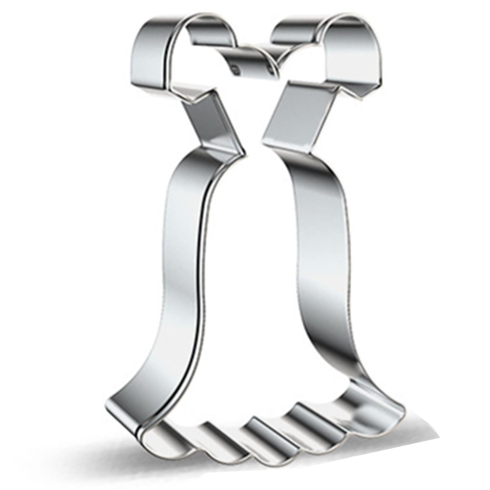 Large Size Dress Shaped Cookie Cutter, Stainless Steel Short Sleeved Wedding Dress Princess Dress Cookie Cutter, 4.9 Inches