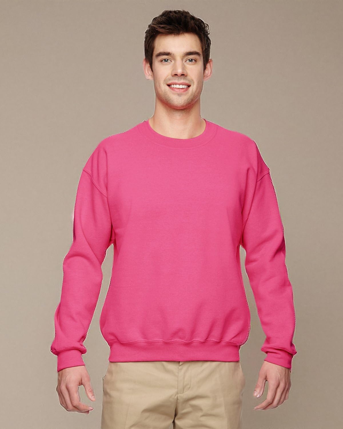 Gildan Men's Heavy Blend Crewneck Waistband Sweatshirt