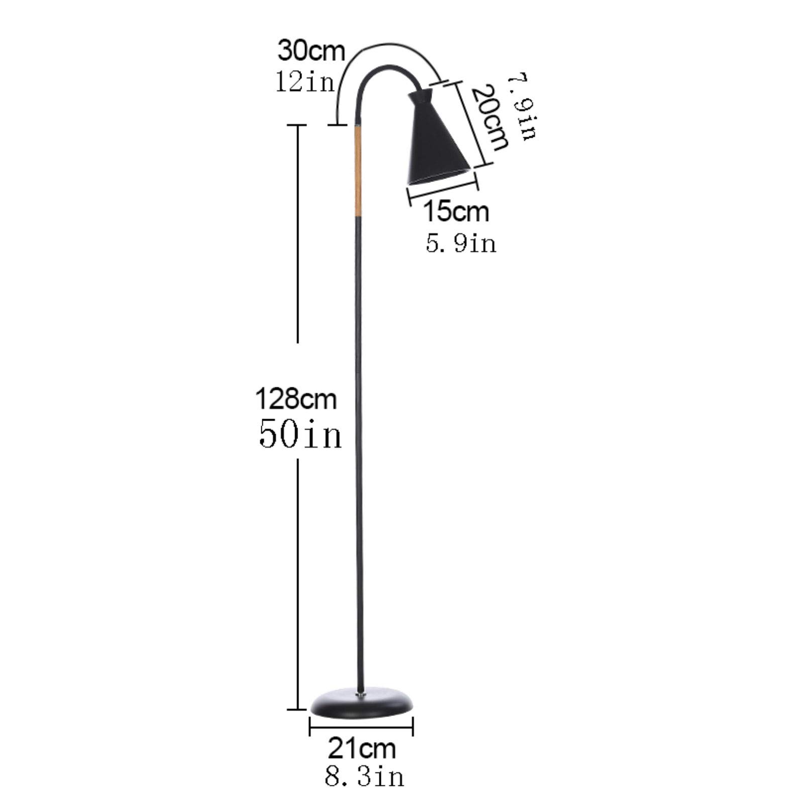 floor standing lamp Industrial Floor Lamp Living Rooms And Bedrooms Standing Adjustable Head Indoor Pole Lamp Rustic Farmhouse Reading Lamp Bedrooms Standing Adjustable Night Light large floor lamp