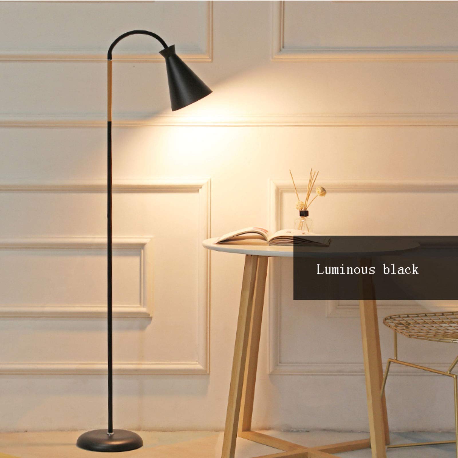 floor standing lamp Industrial Floor Lamp Living Rooms And Bedrooms Standing Adjustable Head Indoor Pole Lamp Rustic Farmhouse Reading Lamp Bedrooms Standing Adjustable Night Light large floor lamp