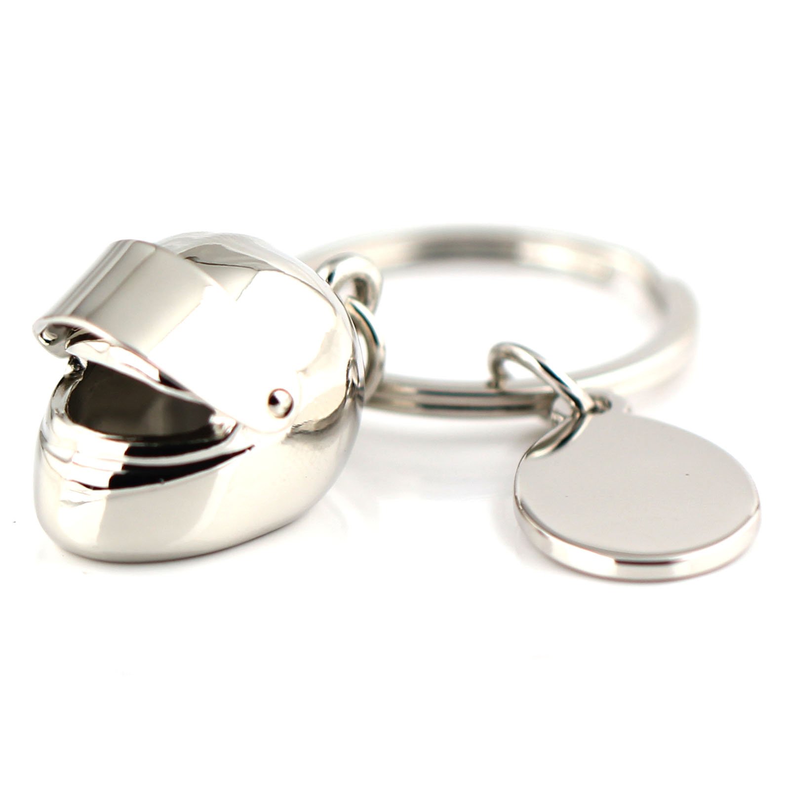 maycom Creative Fashion Romantic Couple Keychain Key Chain Ring Keyring Key Fob for Valentine's Day Gift (Helmet & Motorcycle)