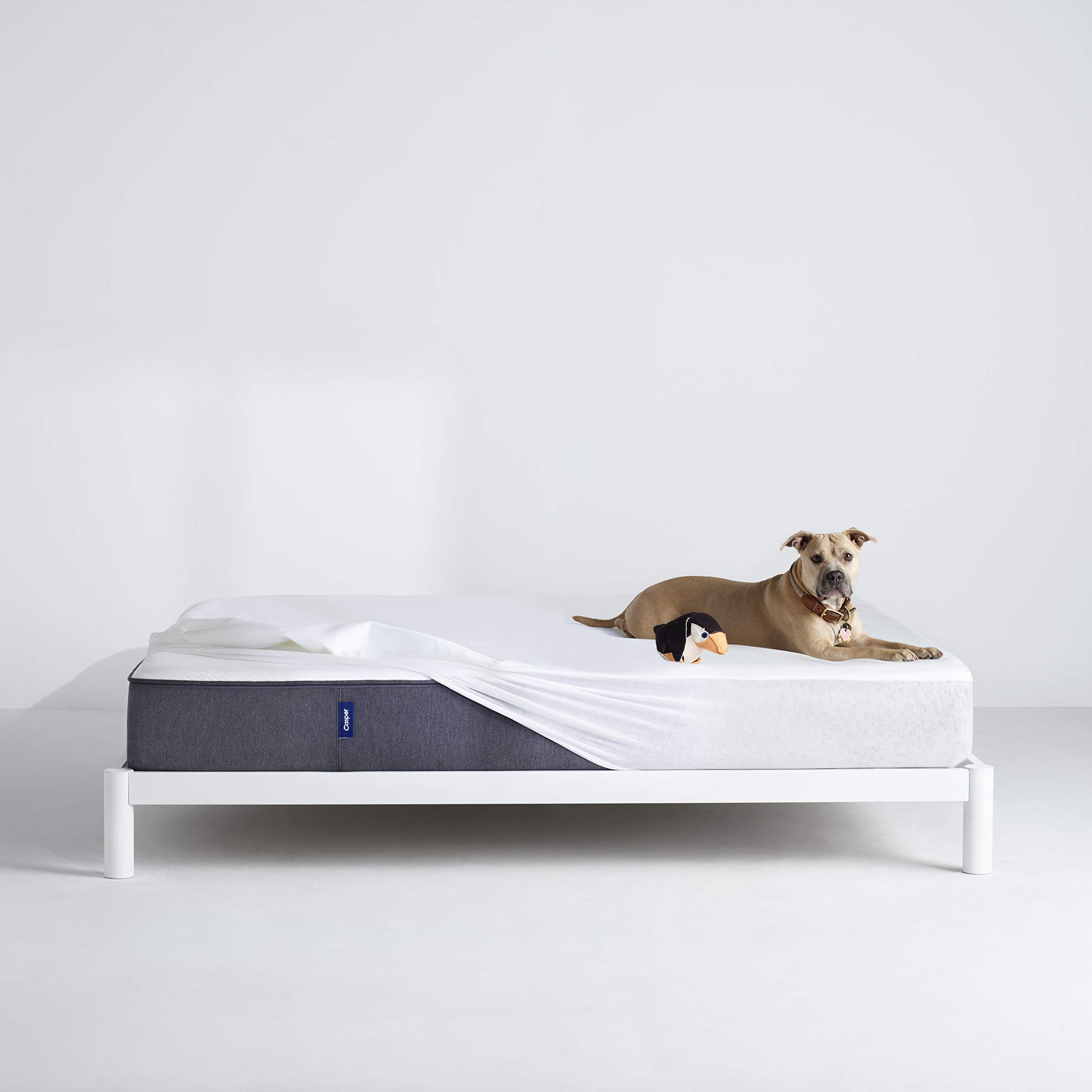 Casper Sleep Waterproof Mattress Protector, Full, White
