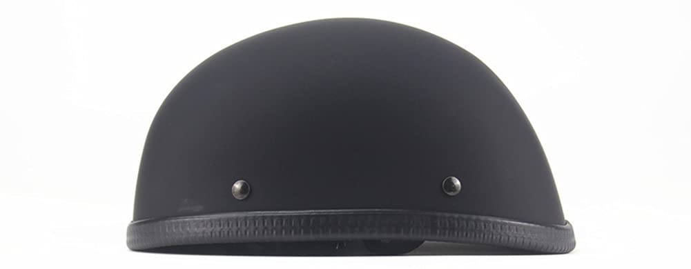 GAOZHE Motorcycle Half Helmet DOT Approved Ultra-Thin Comfortable Beanie Cruising Skull Cap Novelty Small Helmet for Chopper Moped Scooter Motorbike Mopeds Scooters Electric, Large