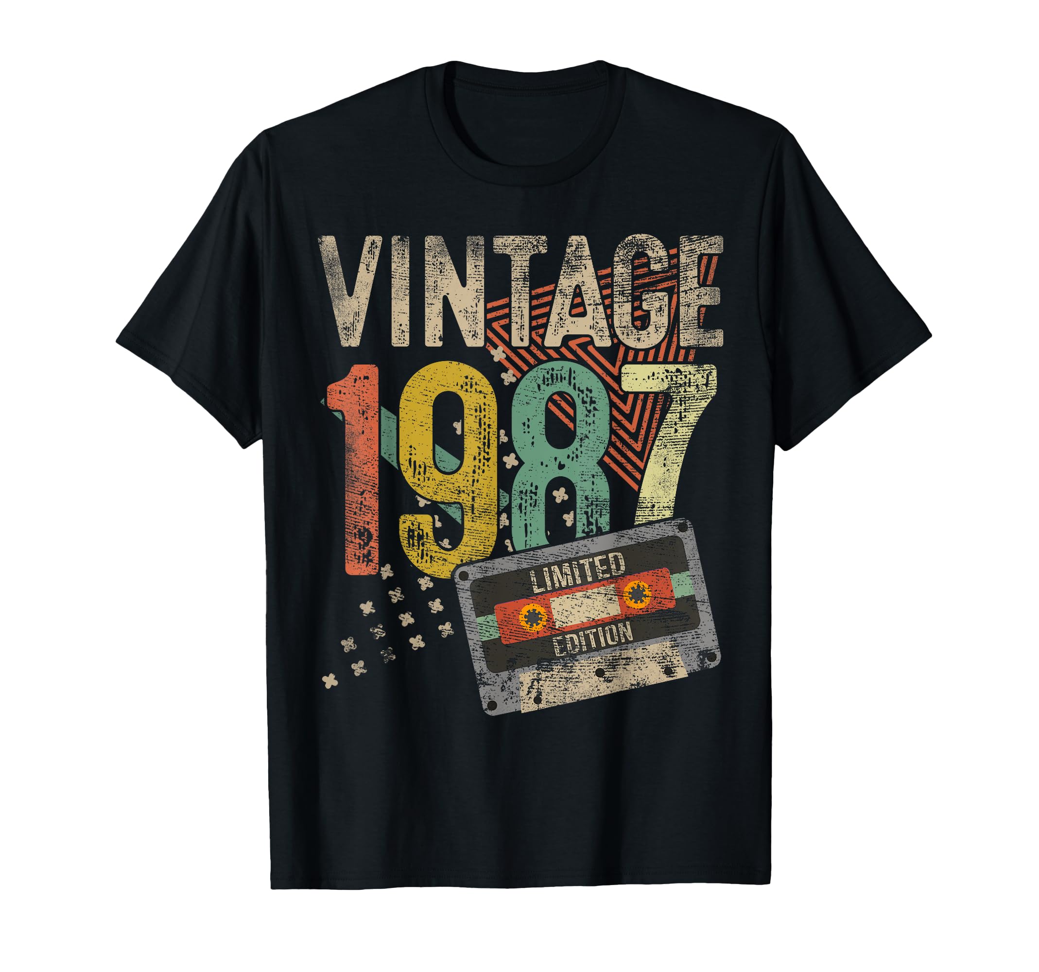 Vintage 1987 38th Birthday Gifts For Men Women 38 Year Old T-Shirt