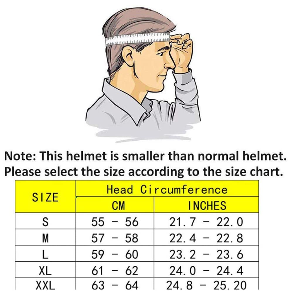 German Style Motorcycle Half Helmet, Retro Half Face Helmet for Adult Men Women DOT Approved (M)