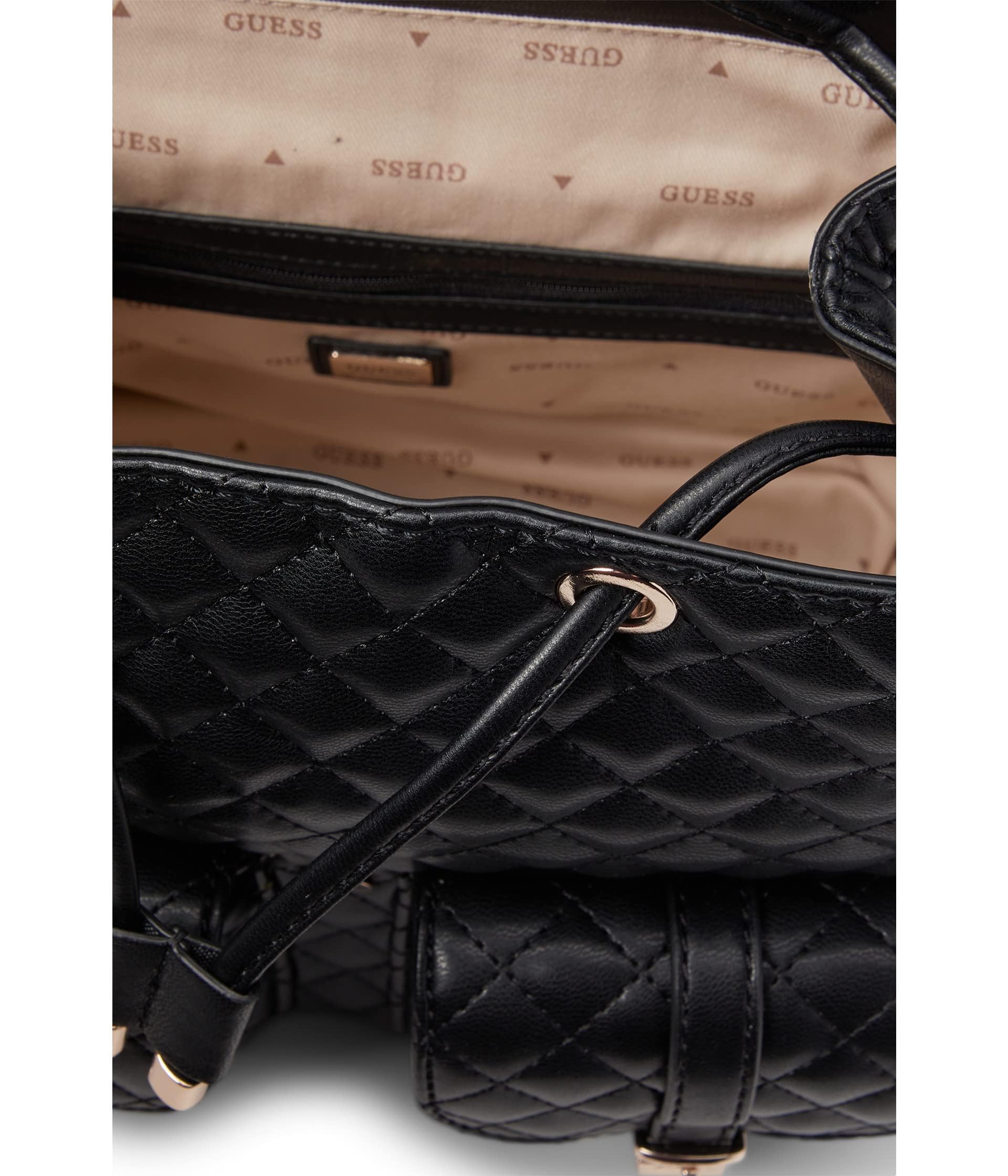 GUESS Adam Flap Backpack, Black