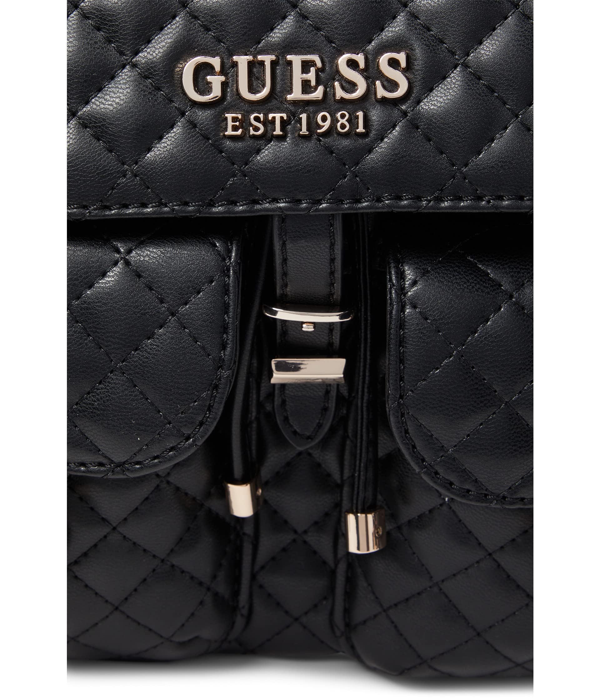 GUESS Adam Flap Backpack, Black