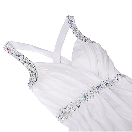 Conail Coco Women's Elegant Royal Formal Dresses Wear Long Wedding Party Gowns (6030White,L)