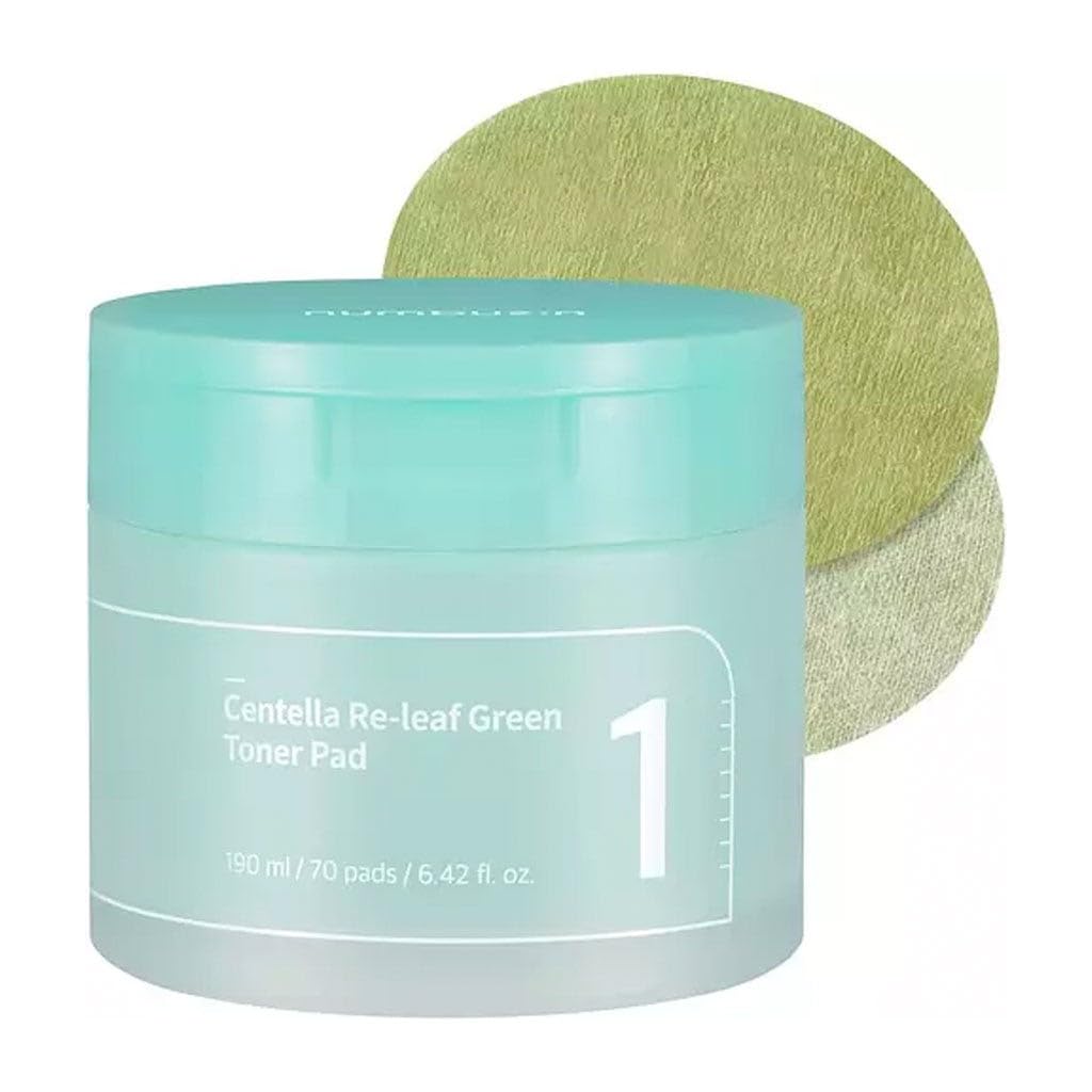 numbuzin No.1 Centella Re-Leaf Green Toner Pad