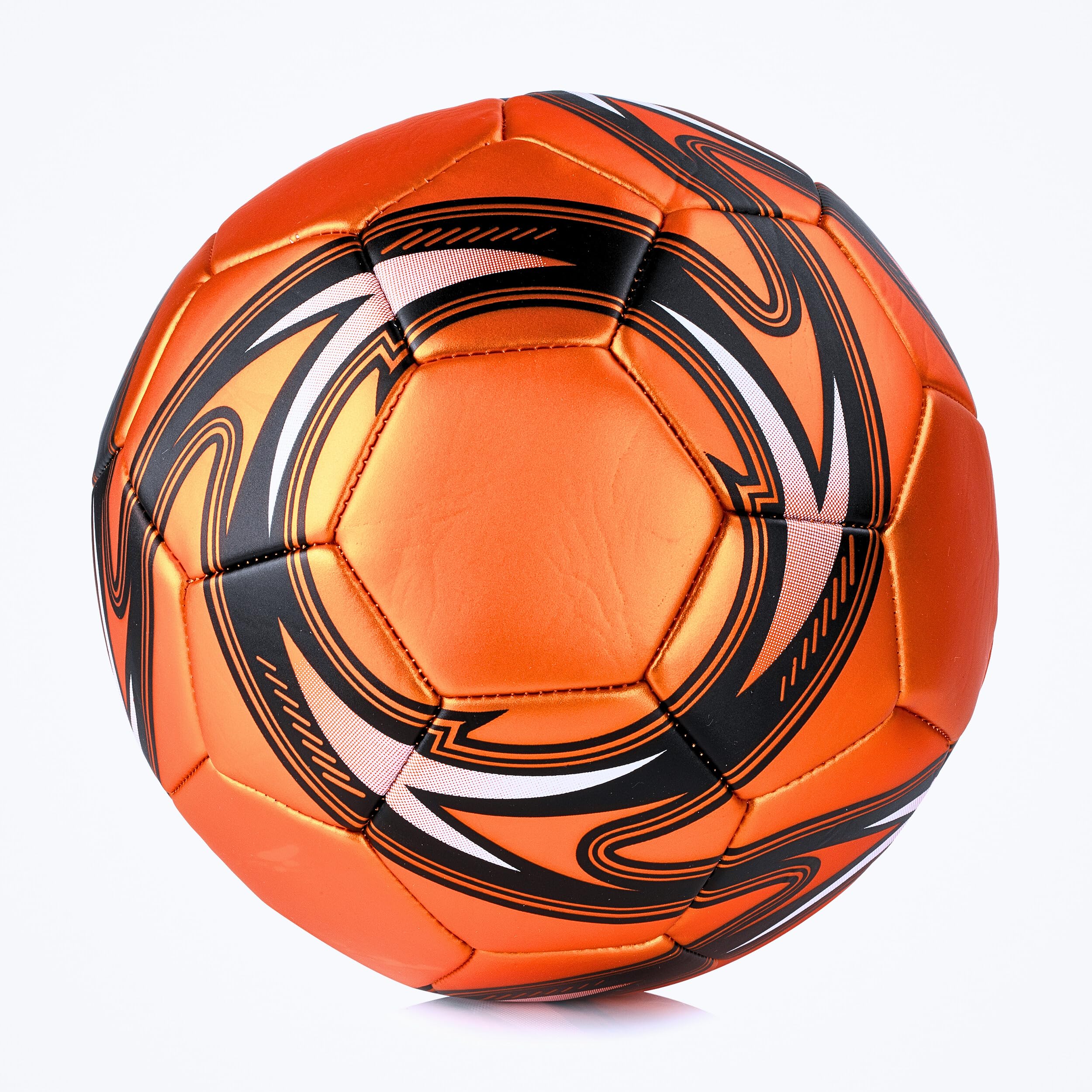 Western Star Soccer Ball Size 4 & Size 5 - Official Match Ball - 5 Colors - Youth & Adult Soccer Players - Helix - Attractive and Durable Design